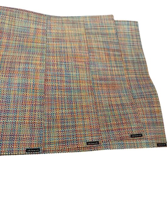 Chilewich | Accents | Chilewich Vinyl Confetti Woven Mini Basketweave ...
